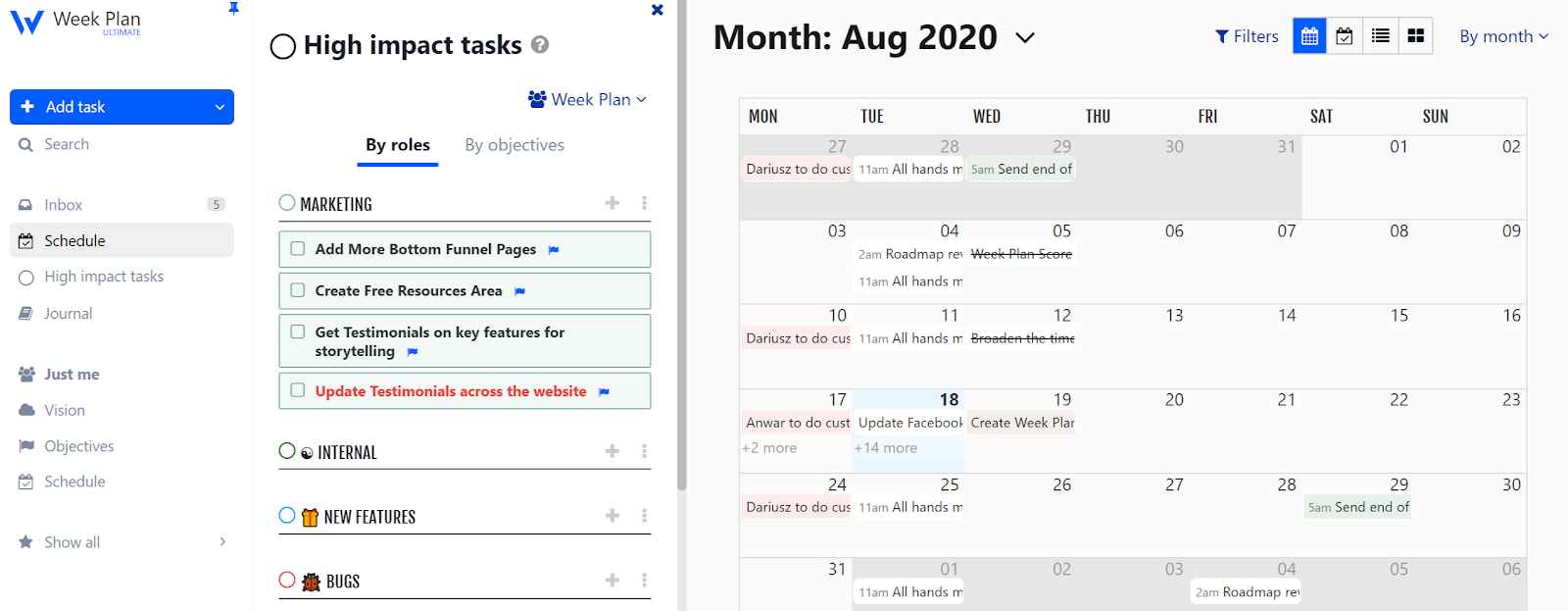 Online Time Planner App - Innovative Features & Benefits | Week Plan