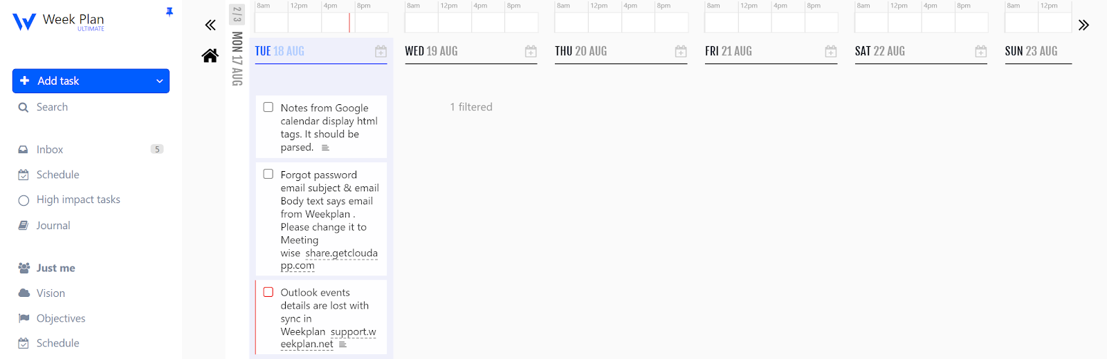 Online Time Planner App - Innovative Features & Benefits | Week Plan